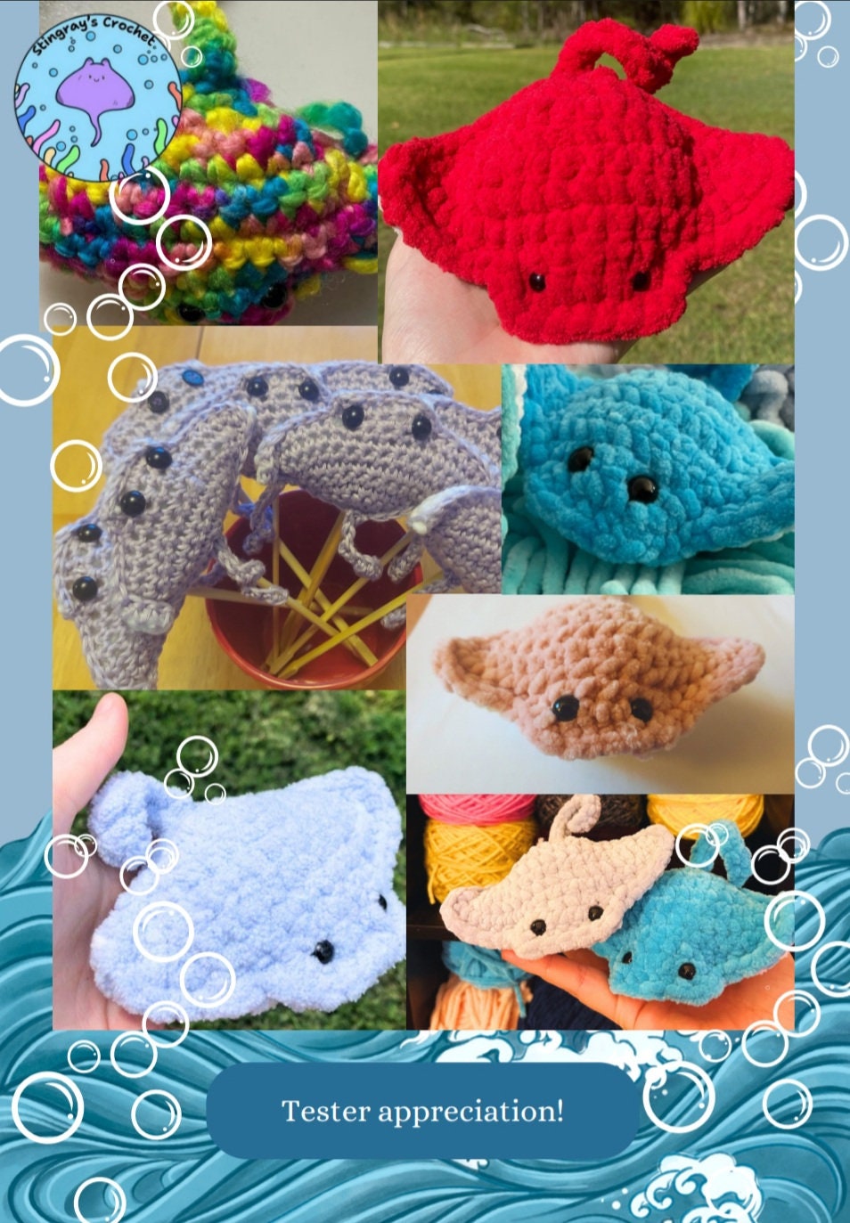 No Sew Stingray Pattern - Etsy