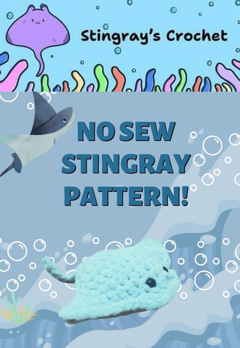 No Sew Stingray Pattern - Etsy