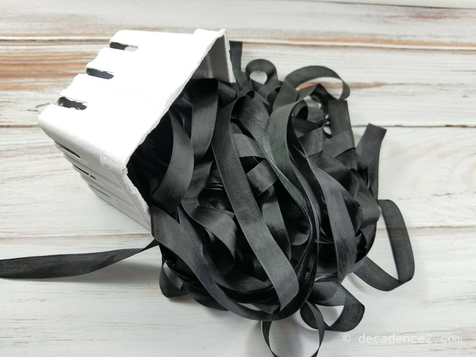 5 Yards Black Seam Binding. Packaging Scrapbooking Shabby | Etsy