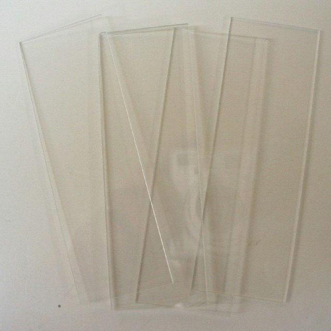 Plastic Microscope Slides- Pkg of 5 Scrapbook Ephemera, Altered Artwork ...