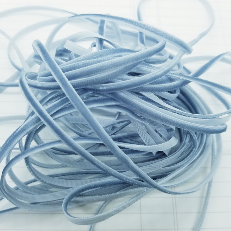 Slate Blue Ribbon - Etsy