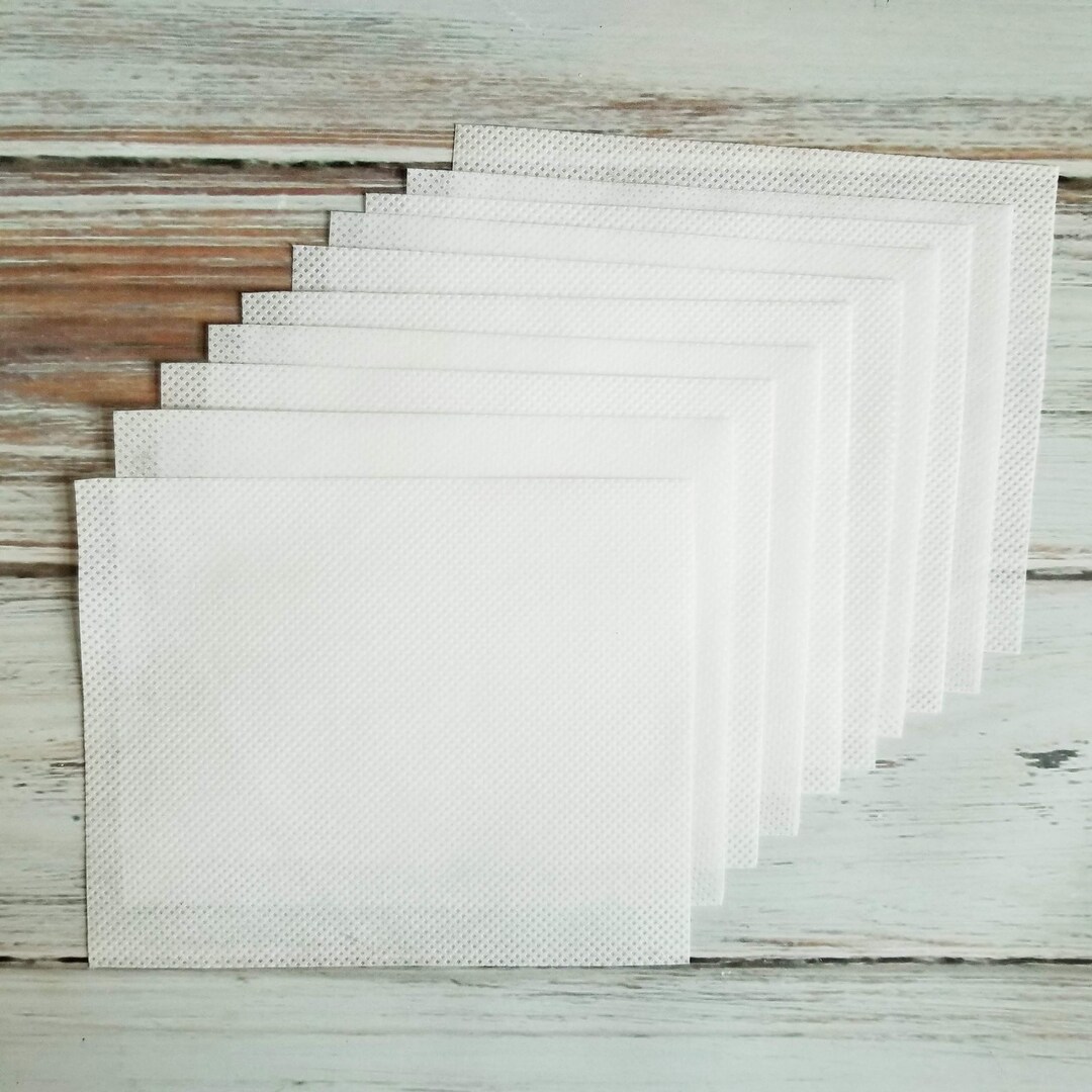 Polypropylene Mask Filter Inserts- Hand Cut- Set of 5- Set of 10-set of ...