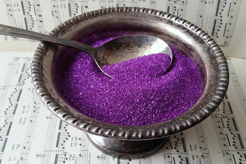Violet Purple German Glass Glitter Half Ounce Fine Violet - Etsy