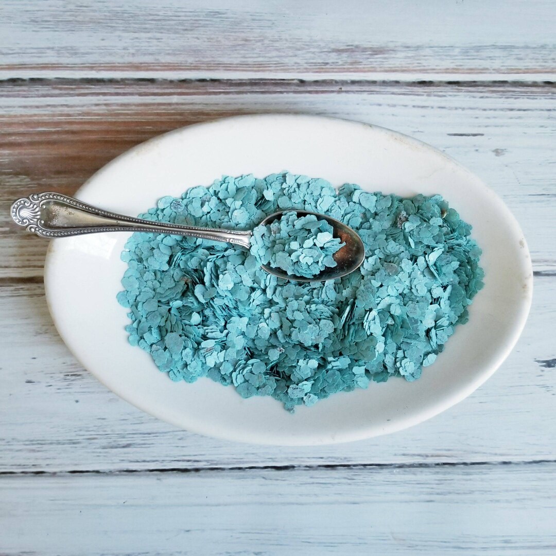 Small Flake Blue Mica 1/4 Oz, .25 Oz Bag of Mica Flakes Glitter for ...