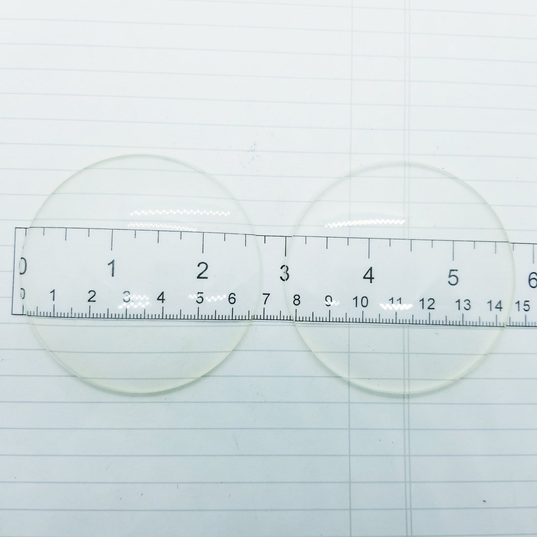 Large Plastic Lens- Pkg of 2 Vintage Lenses for Assemblage, Collage ...