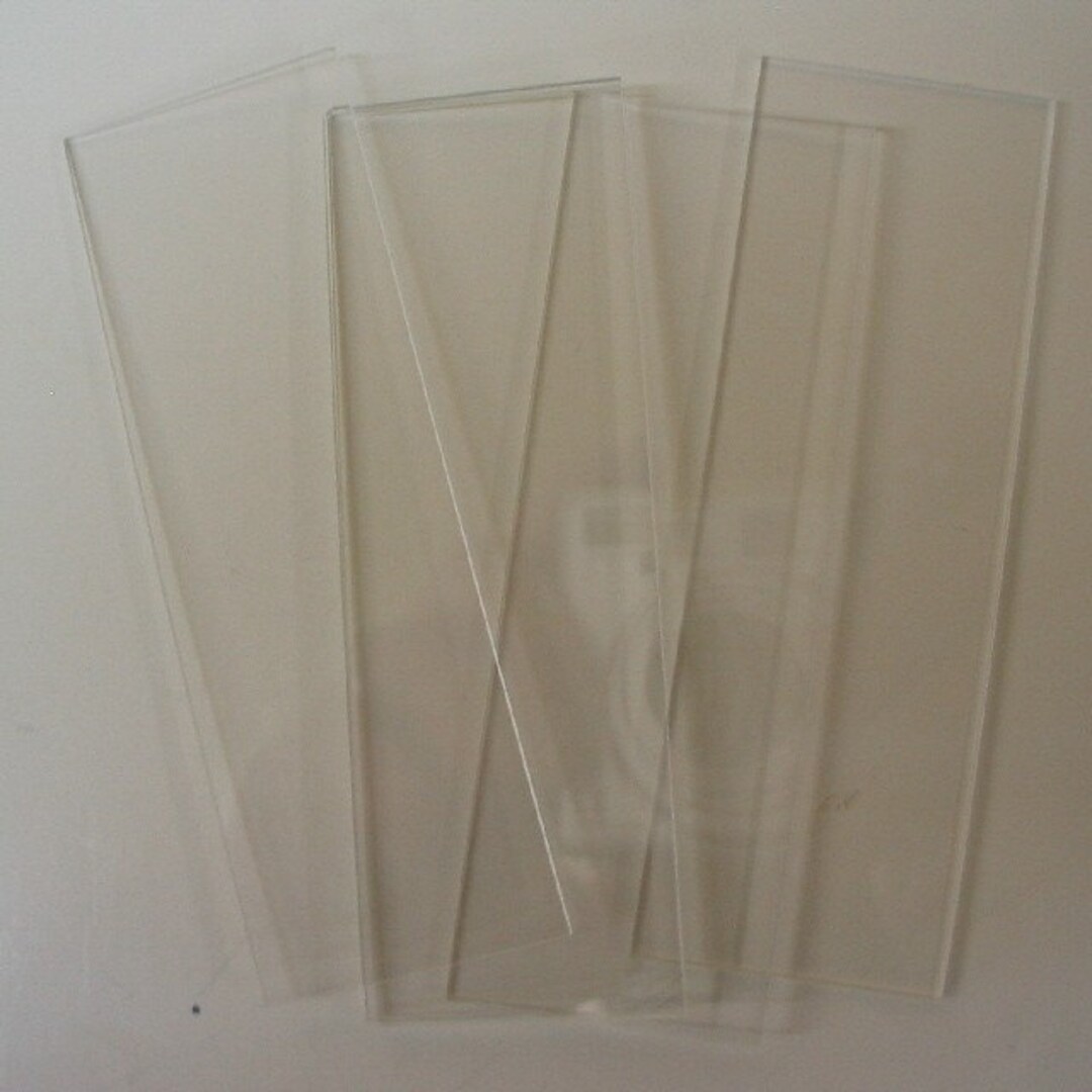 Plastic Microscope Slides Pkg of 5 Scrapbook Ephemera, Altered Artwork ...