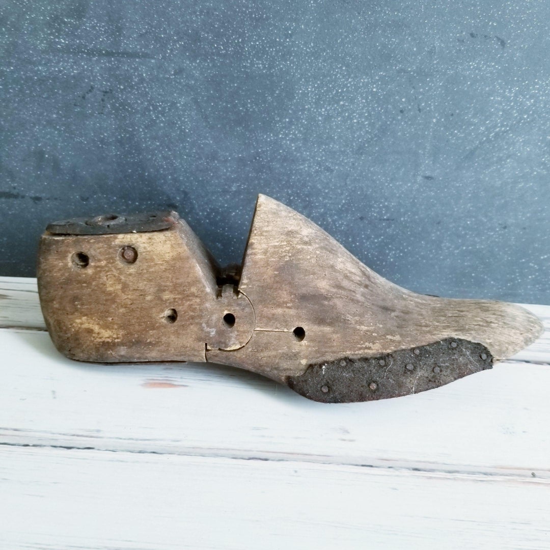 Vintage Wood Shoe Form- Wooden Shoe Last - Etsy
