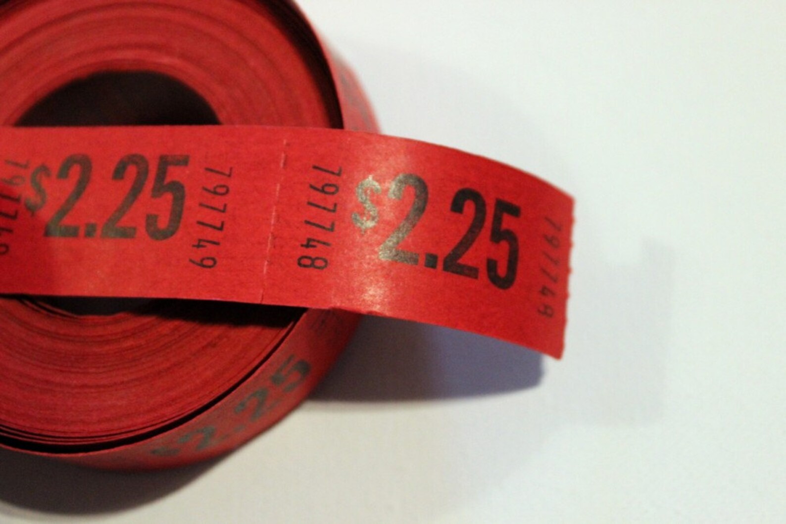 Vintage Red 2.25 Tickets Package of 50 Loose Tickets - Etsy