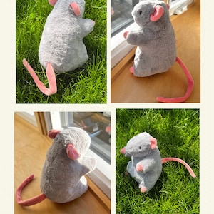 Rat Plushie Sewing Pattern Photo Tutorial, Mouse Stuffed Animal PDF ...