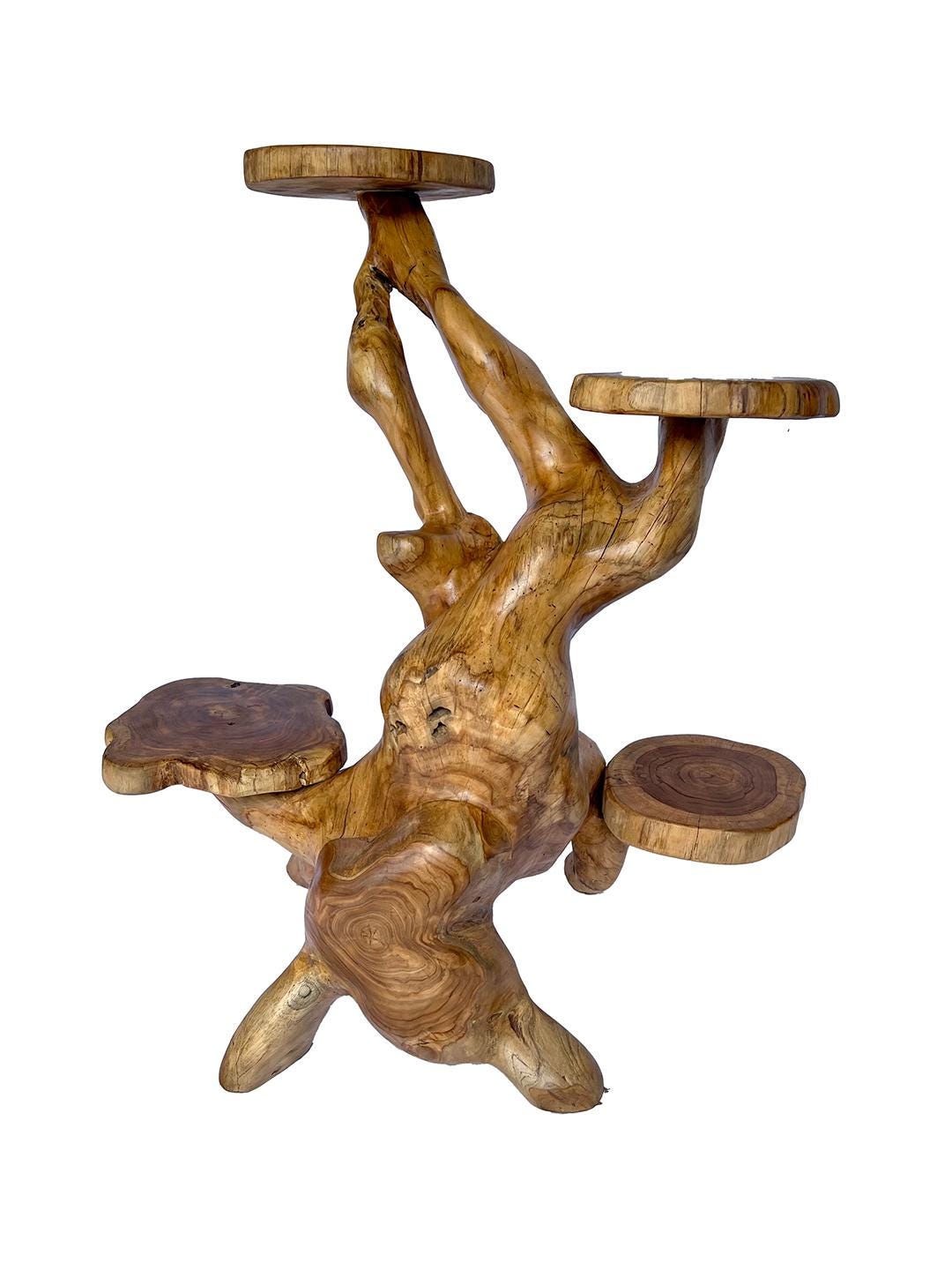 Teak Root Plant Stand - Small Size - Etsy