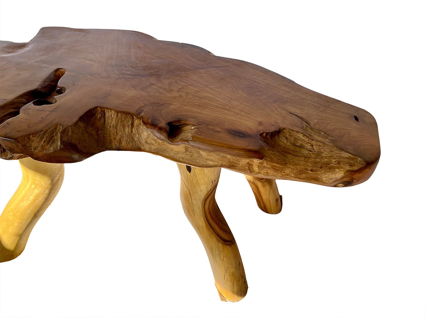 Solid Teak Root Coffee Table From Asia-teak - Etsy