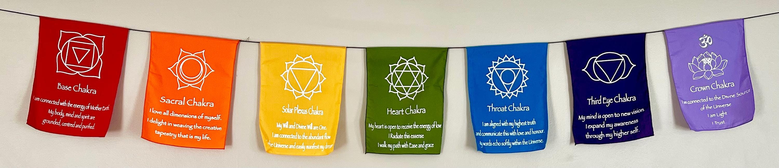Prayer Flags With Chakras - Etsy