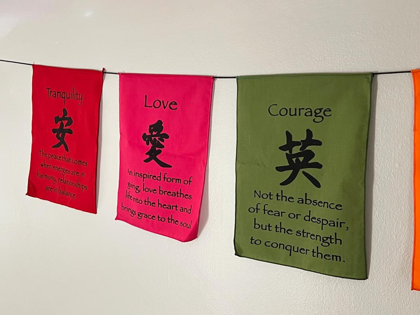 Prayer Flags With Affirmations - Etsy