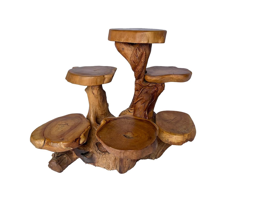 Teak Carved Dragon Display Shelf - Etsy
