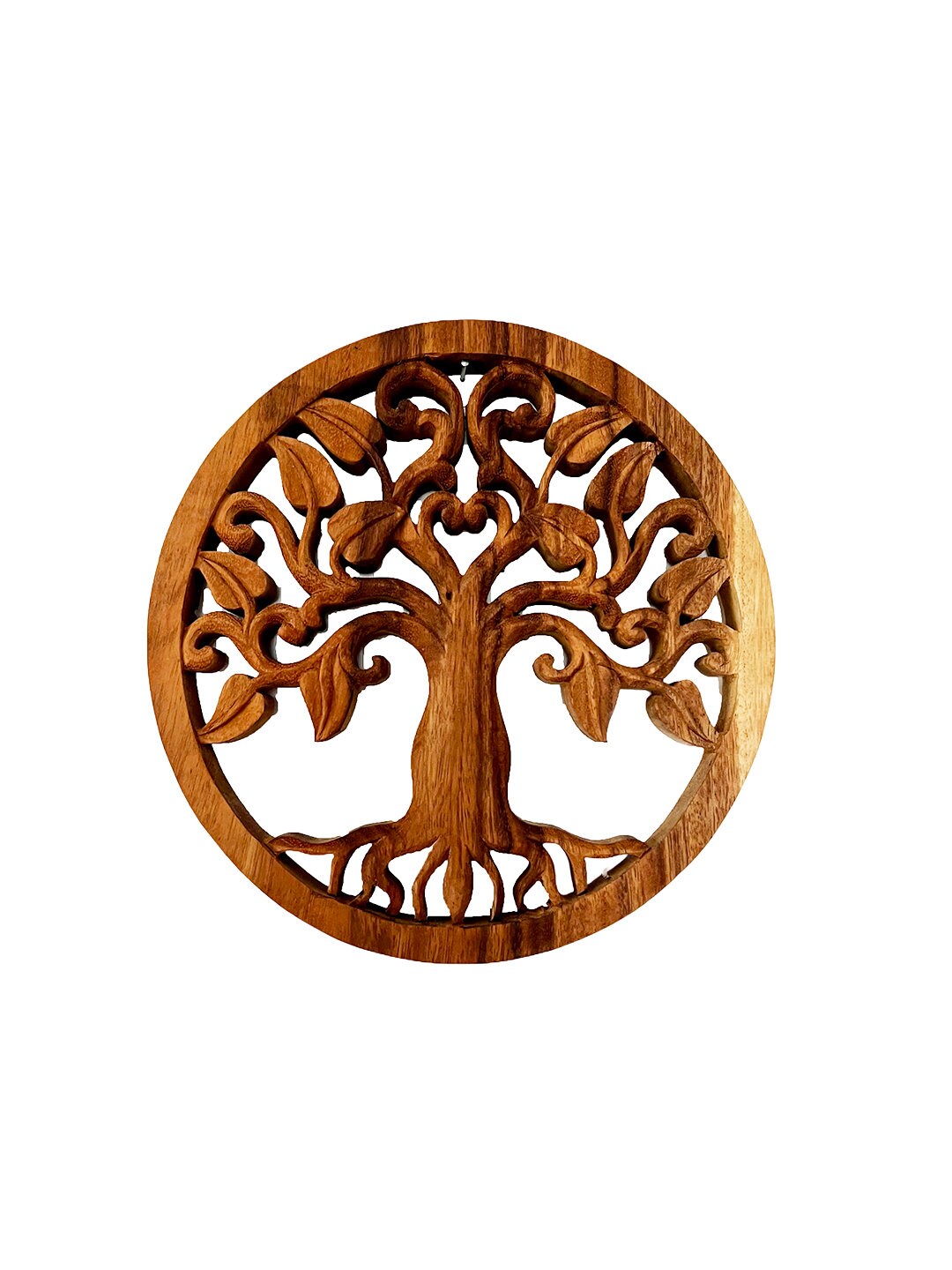 Hand Carved Tree of Life Wall Hanging Leafy Style Large Size - Etsy