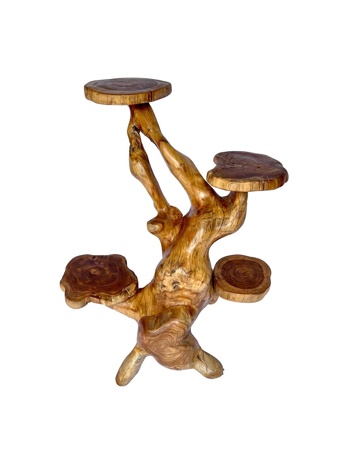 Teak Root Plant Stand - Small Size - Etsy