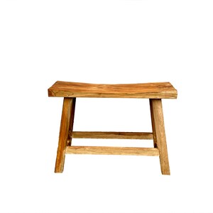 Teak Tall Entry Bench - Etsy
