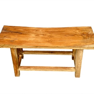 Teak Tall Entry Bench - Etsy