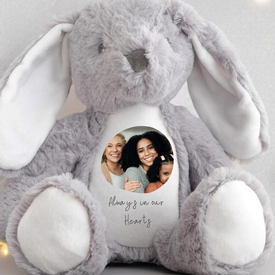 Memory Photo Teddy, in Memory Gift, Bereavement Gift ,memorial ...