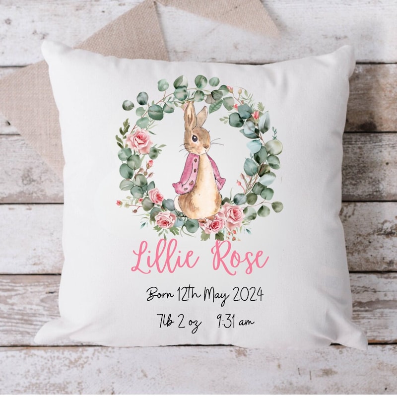 Rabbit Cushion - Etsy