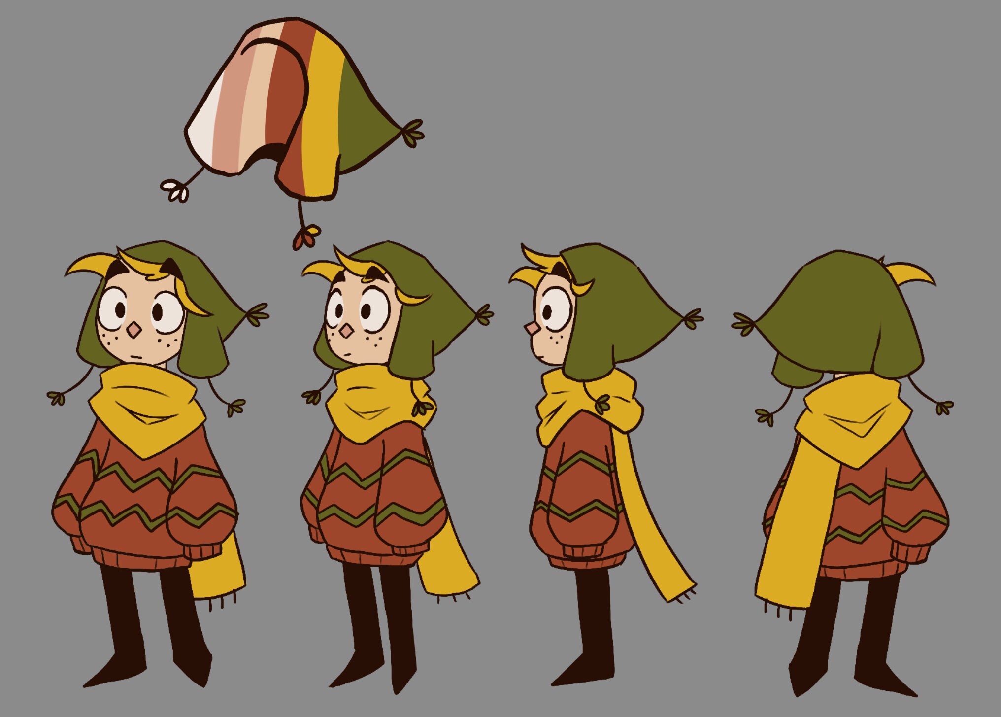 Character Turnaround OC Commission - Etsy Australia