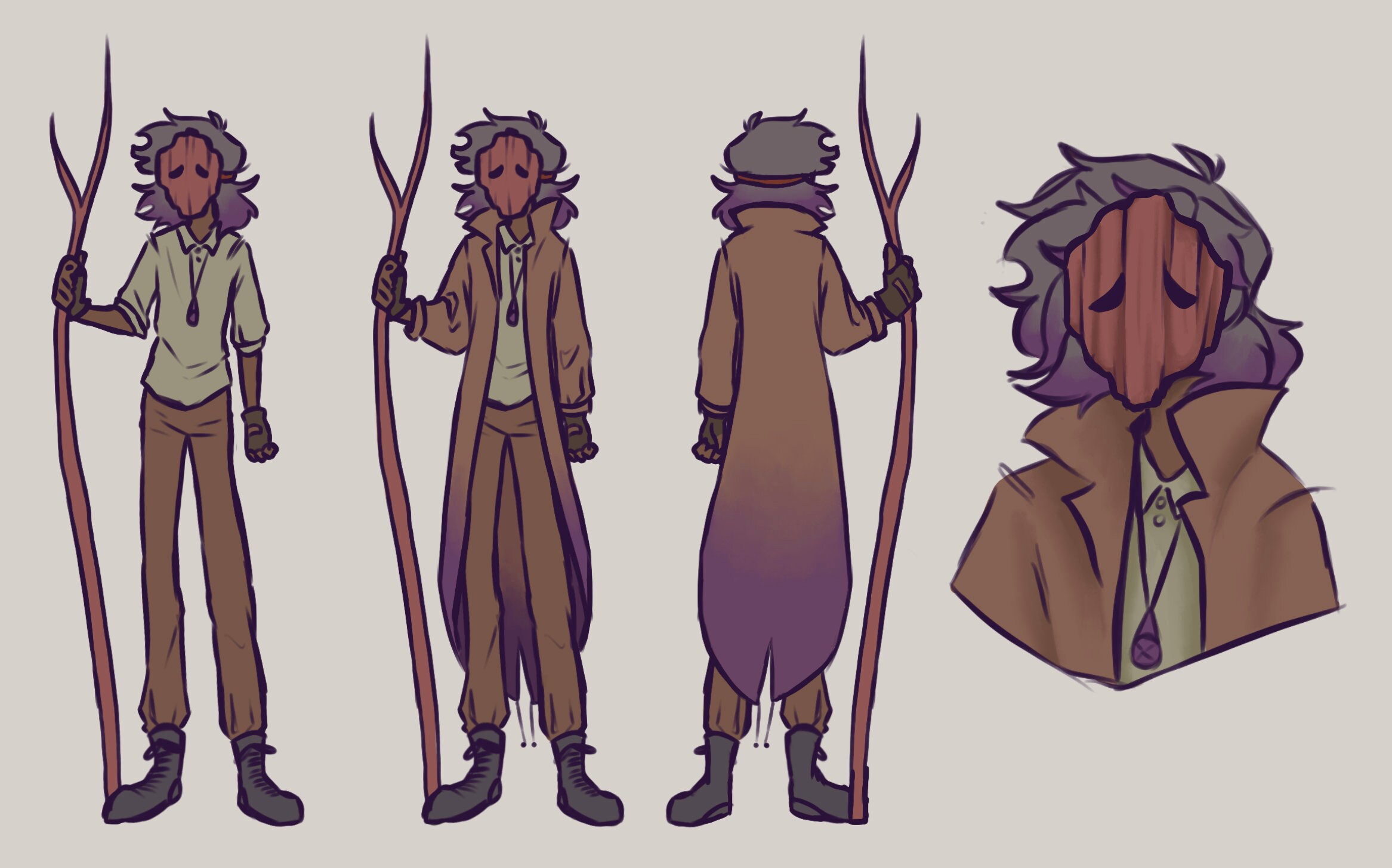 Character Turnaround OC Commission - Etsy Australia