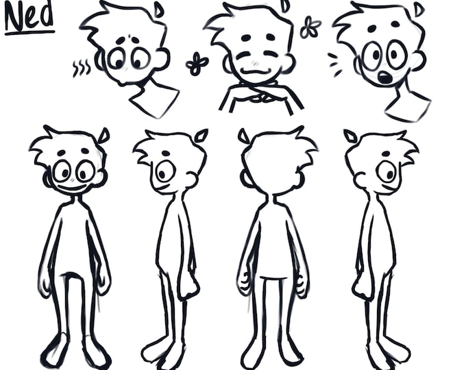 Character Turnaround OC Commission - Etsy