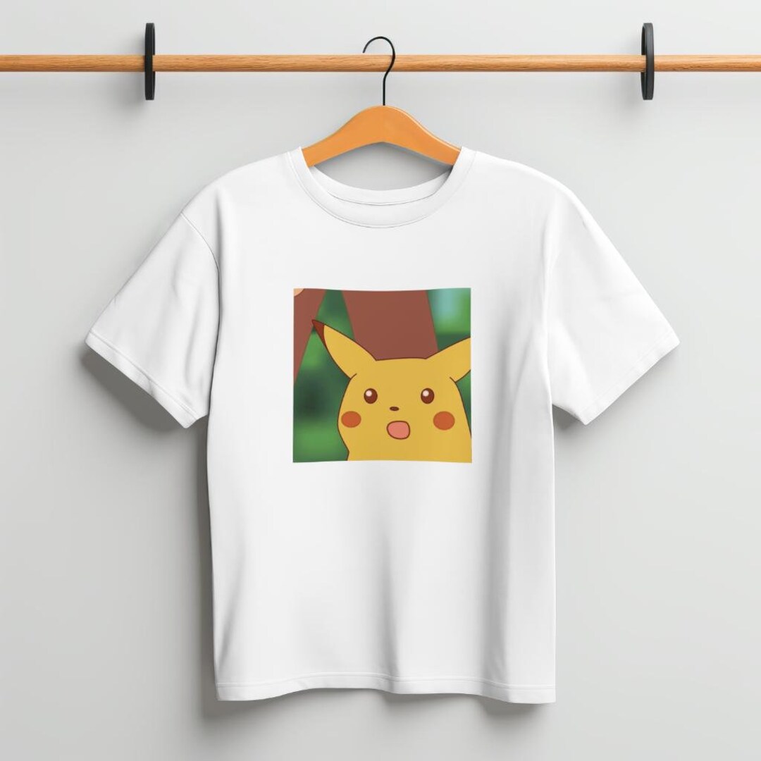 Pokemon Shirt, Pokemon Shirt for Men, Shocked Pikachu Shirt, Funny Meme ...