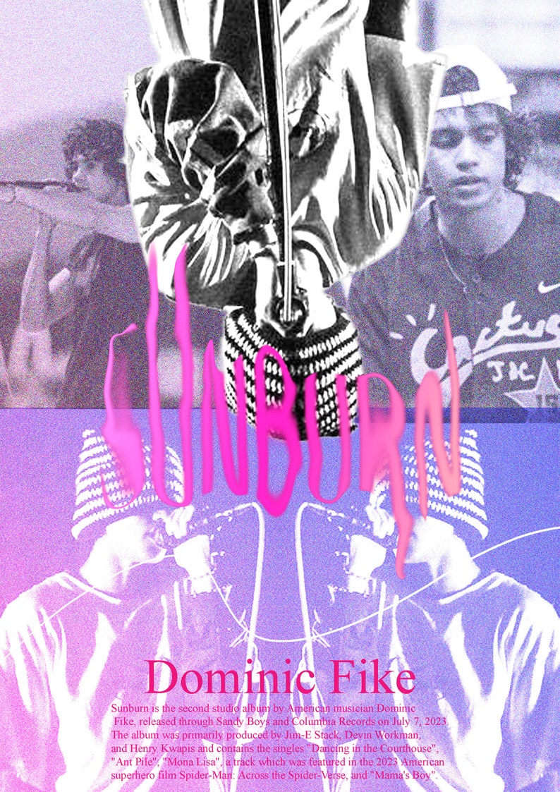 Dominic Fike Sunburn Poster - Etsy