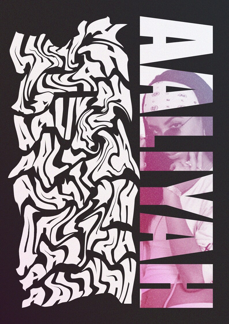 Aaliyah Poster Digital Print - Etsy