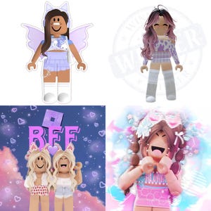 25 Blocky Girls Digital PNG Set of High Resolution Images PNG Format ...