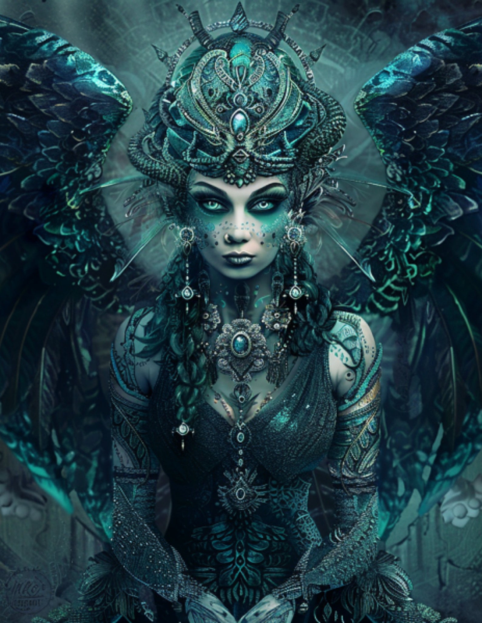 116 Lilith Digital Paper, Celestial Dark Goddess, JPG for Book of ...