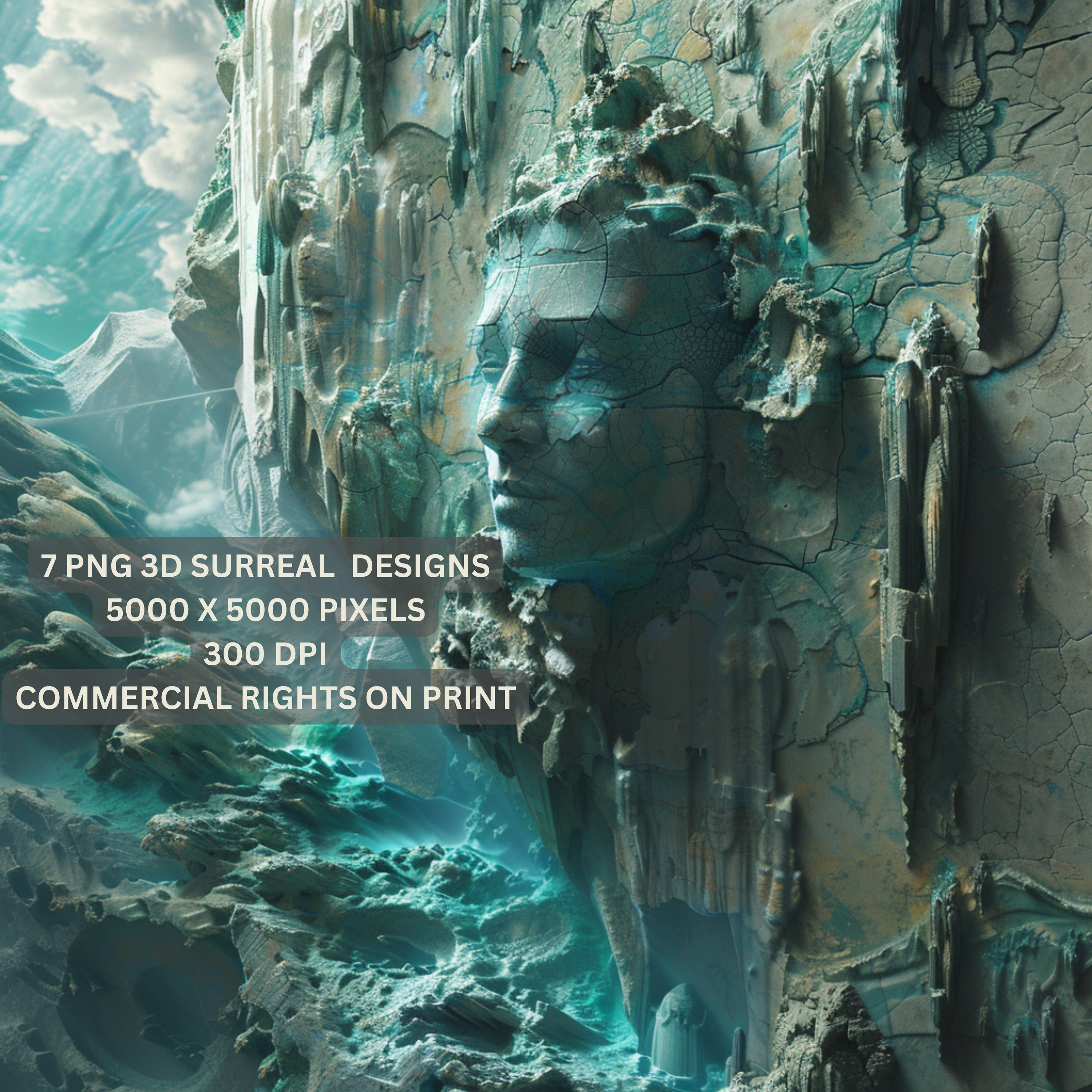 3D Effect 7 High-resolution PNG Images 5000x5000 Pixels Commercial ...