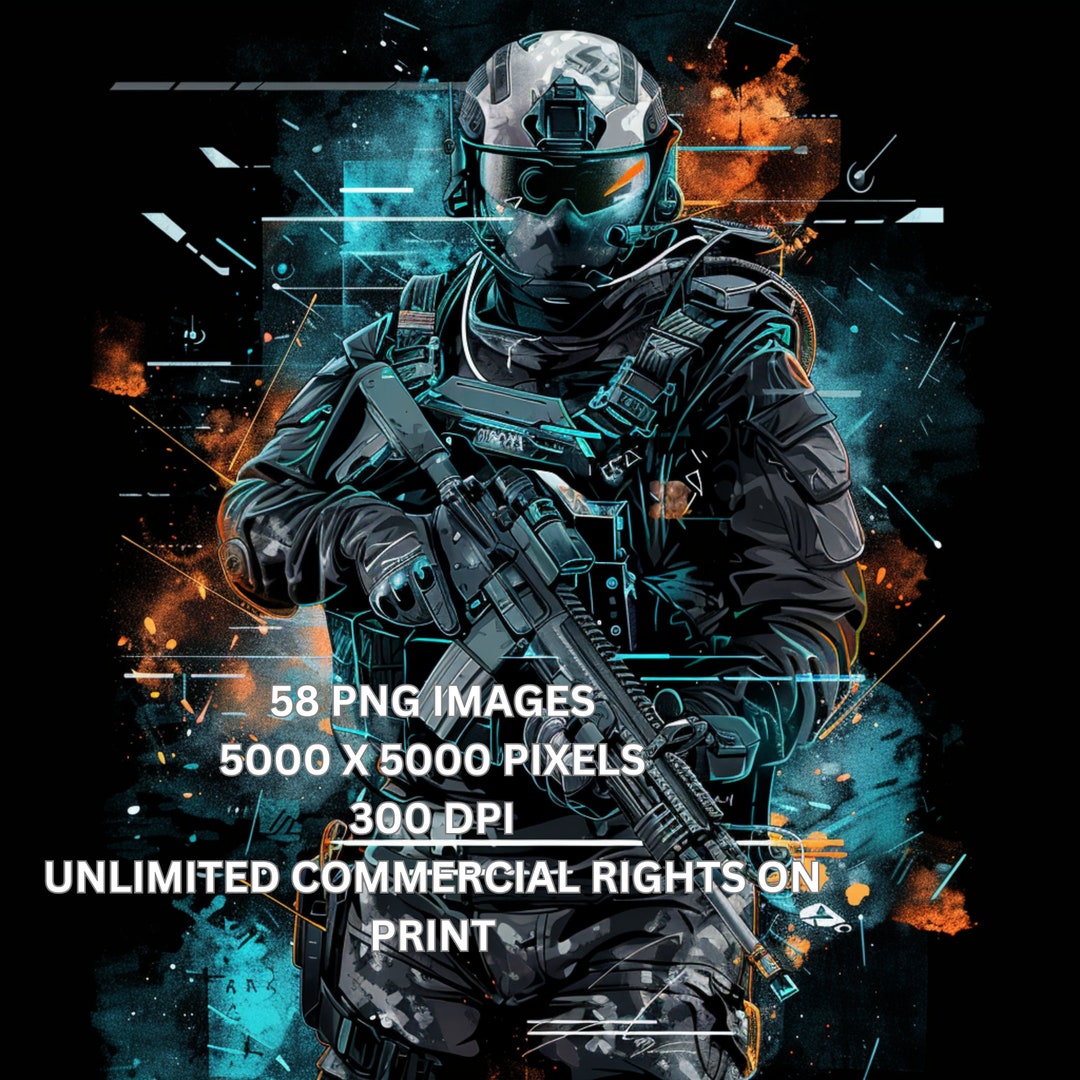 58 High-tech Soldier PNG PLR Images Gaming Military Soldier 5000x5000 ...