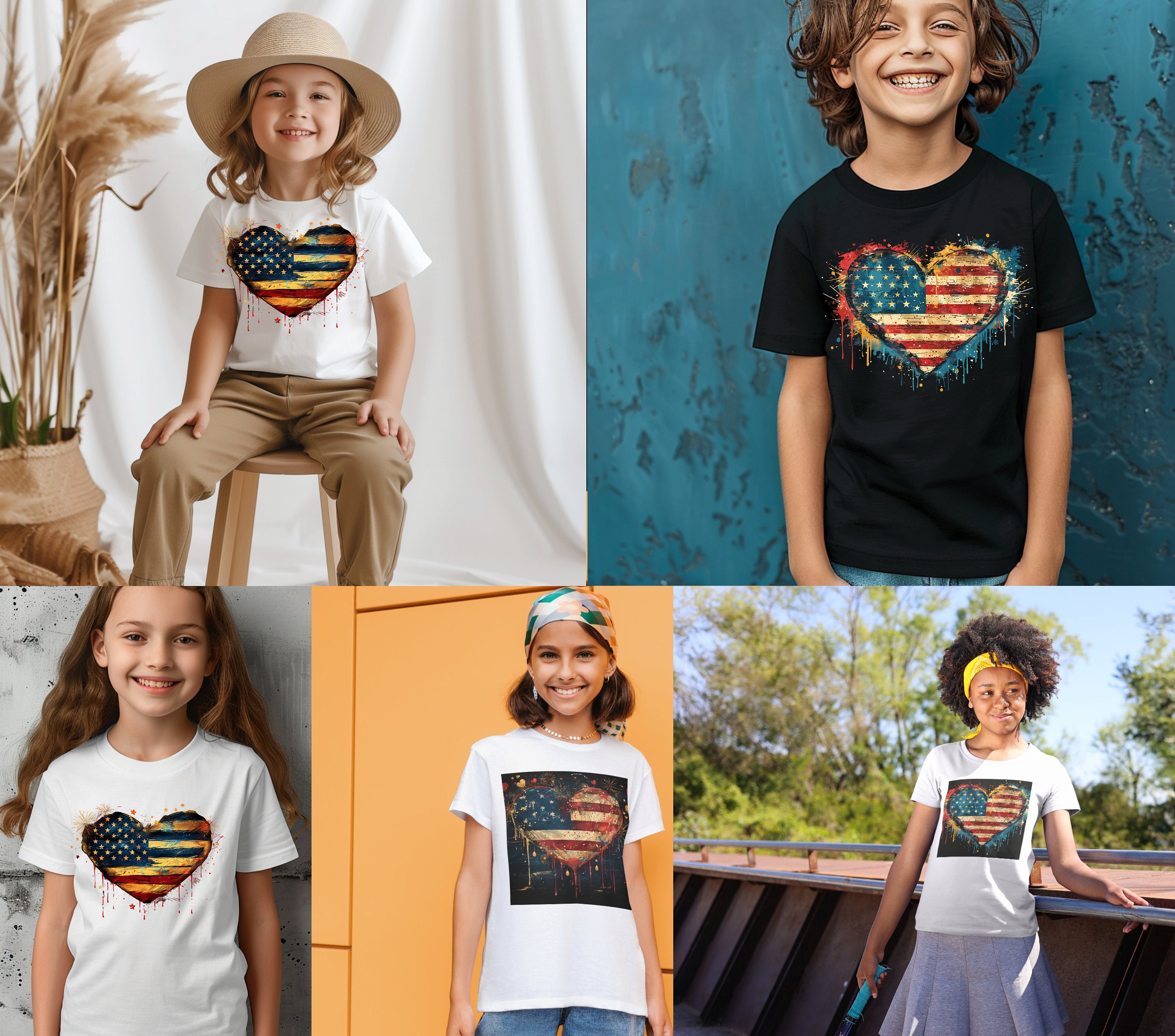 4 Images Sublimination Designs Png American Flag 4th of July PNG ...