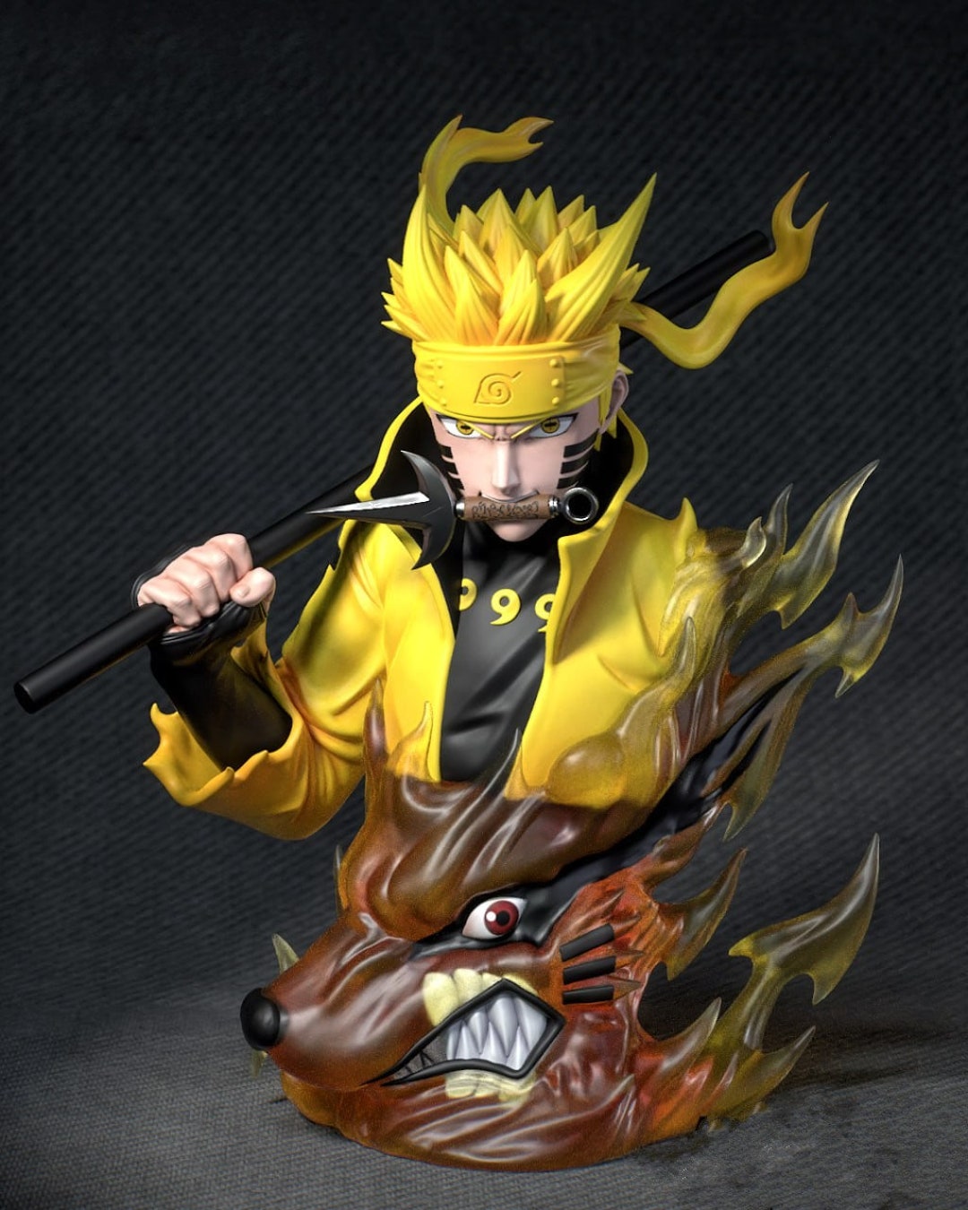 Uzumaki Naruto 3D Printing Model Figure Premium STL File STL Packs 3D ...