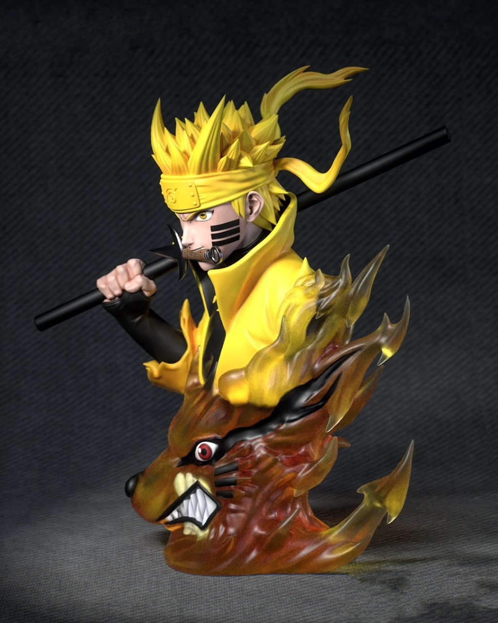 Uzumaki Naruto 3D Printing Model Figure Premium STL File STL Packs 3D ...