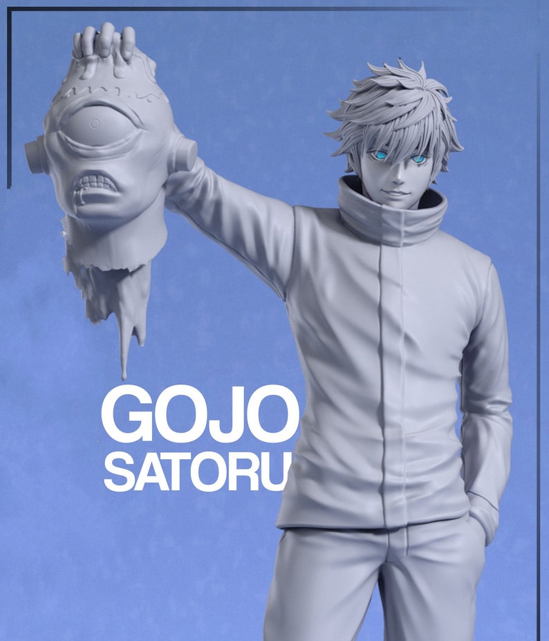 Anime Figuresatoru Gojo Jujutsu Kaisen 3D Printing Model Figure Premium ...