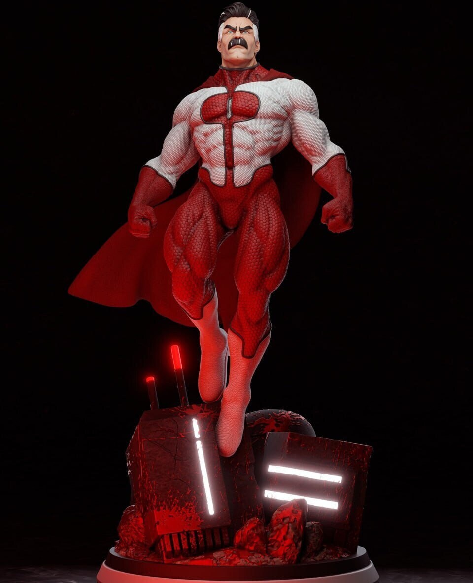 Güçlü Omni-man 3D Modeli Stl Figure - Etsy