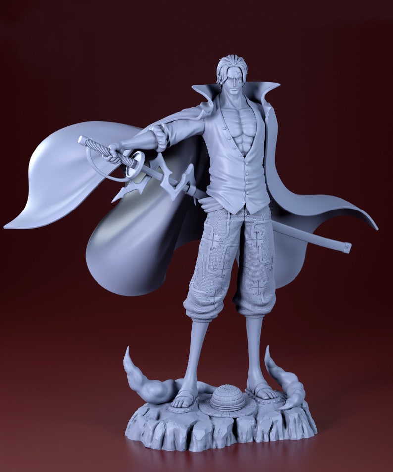 Shanks One Piece 3D Printing Model Figure Premium STL File STL Packs 3D ...
