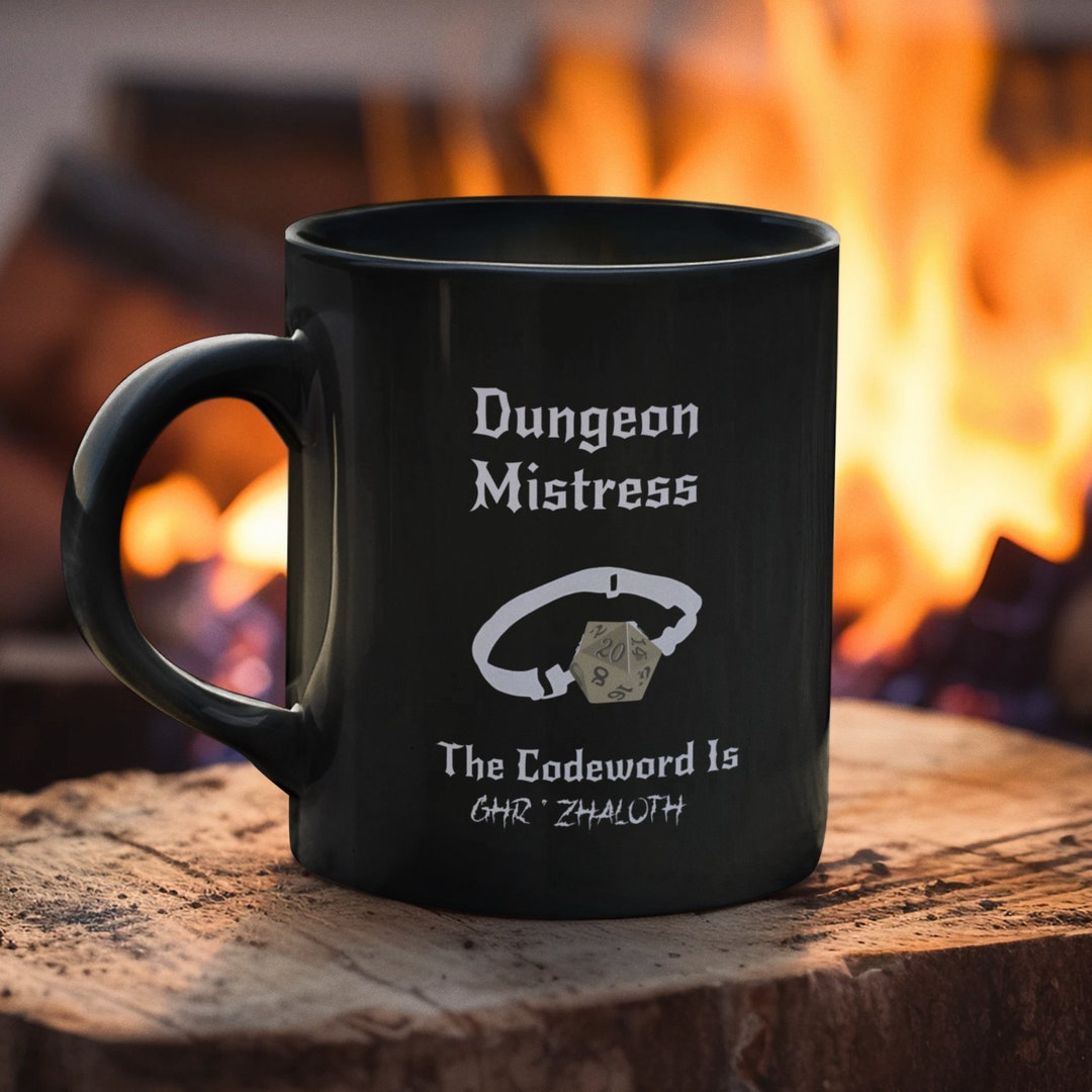 Mug Dnd Dungeon Mistress Mug Fantasy Mug DM Mug Gift for Her Fantasy ...