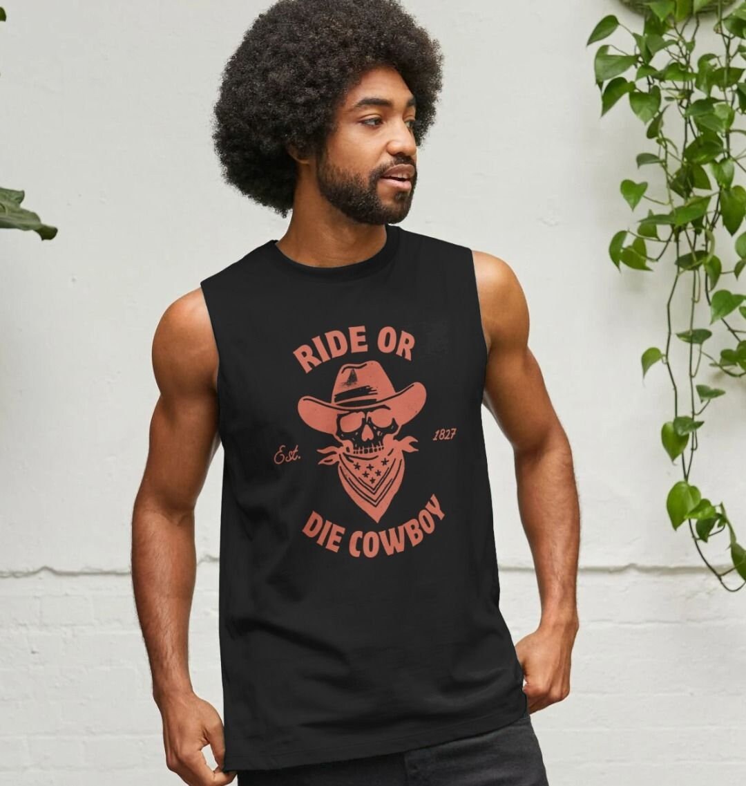 Ride or Die Men's Summer Vest. Cowboy. Country Vest. - Etsy