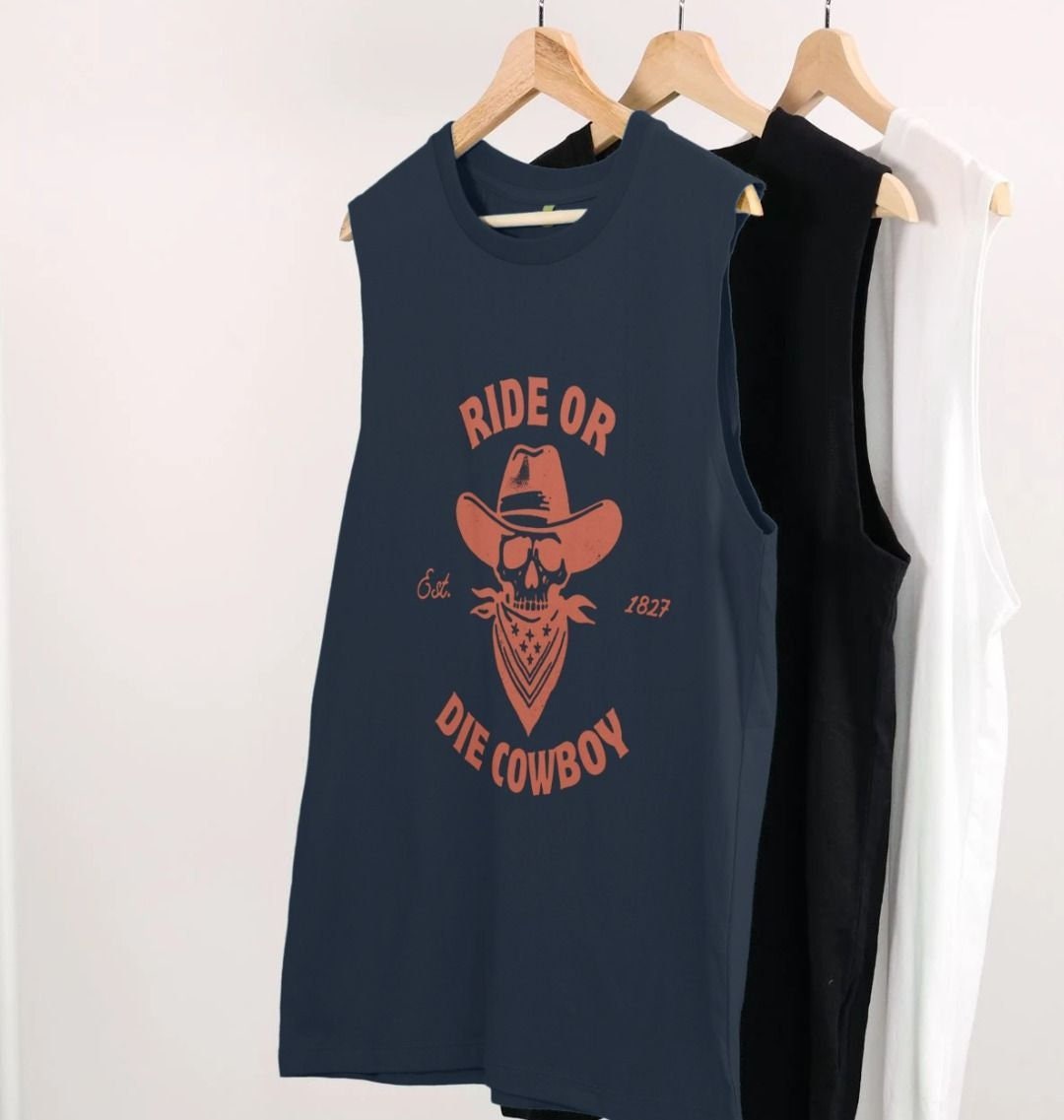 Ride or Die Men's Summer Vest. Cowboy. Country Vest. - Etsy