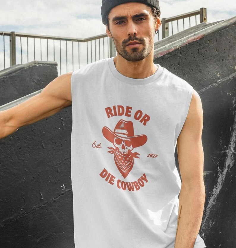 Ride or Die Men's Summer Vest. Cowboy. Country Vest. - Etsy