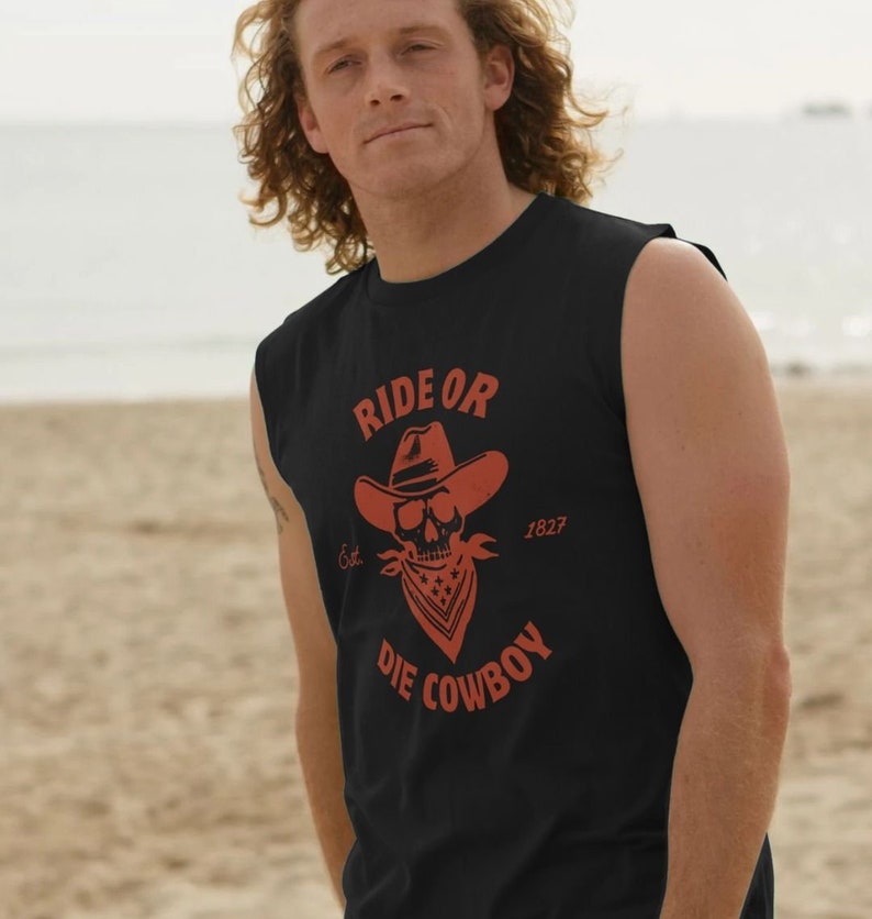 Ride or Die Men's Summer Vest. Cowboy. Country Vest. - Etsy