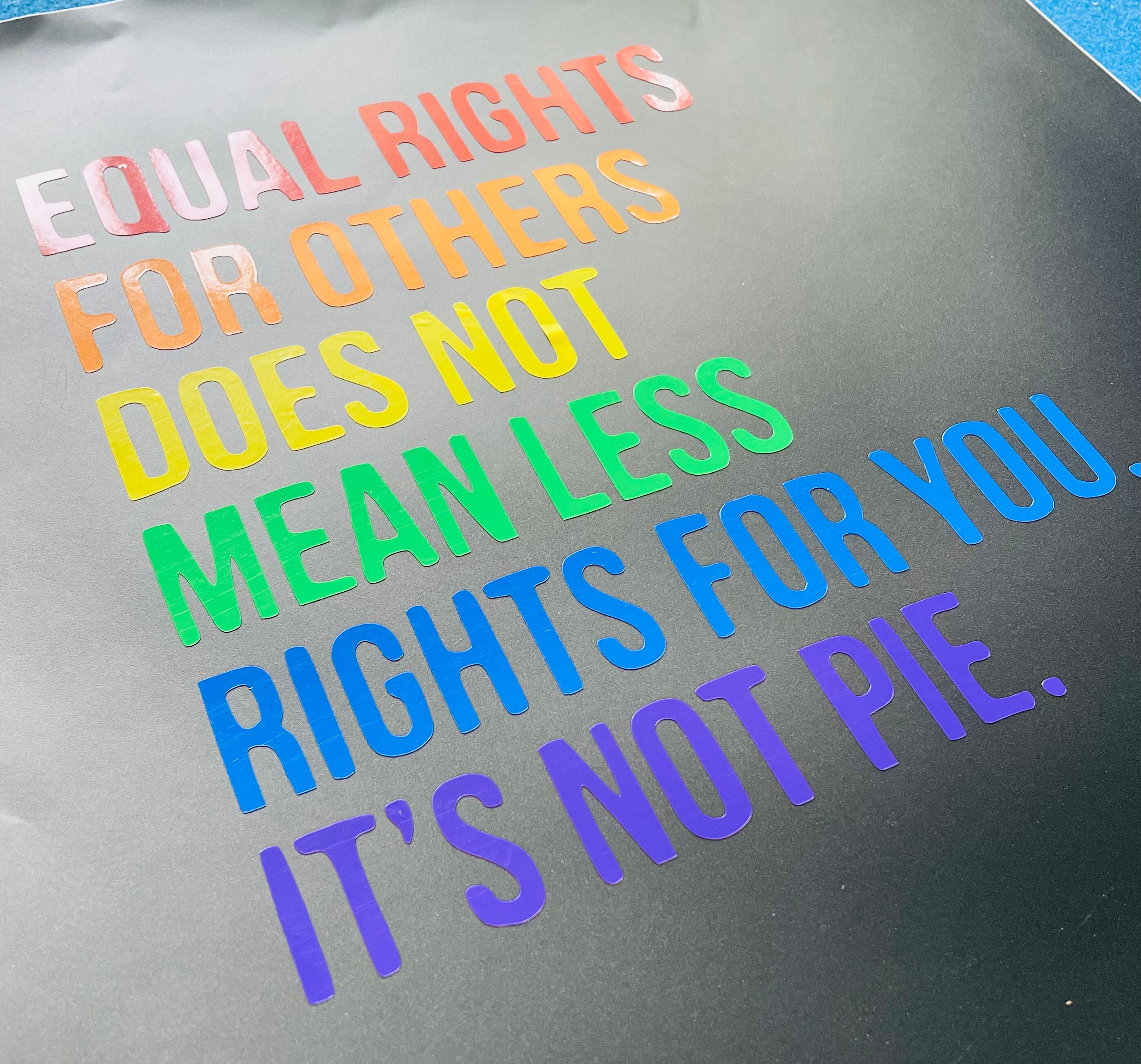 Equal Rights Vinyl Decal - Etsy