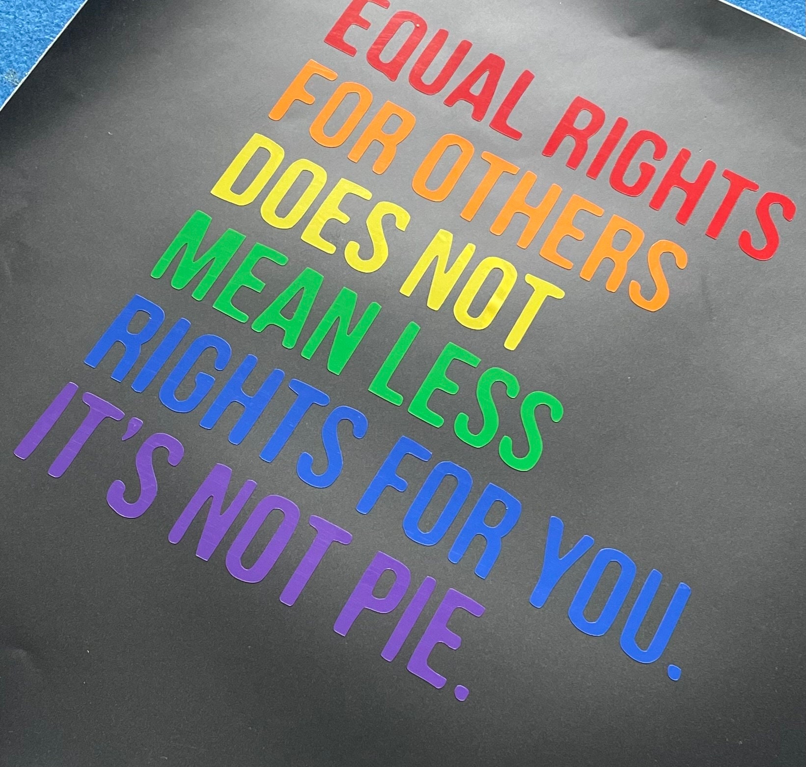 Equal Rights Vinyl Decal - Etsy