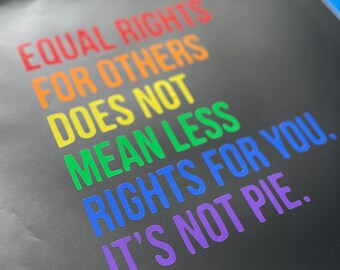 Equal Rights Heart Vinyl Decal Sticker Marriage Equal Sign LGBT - Etsy