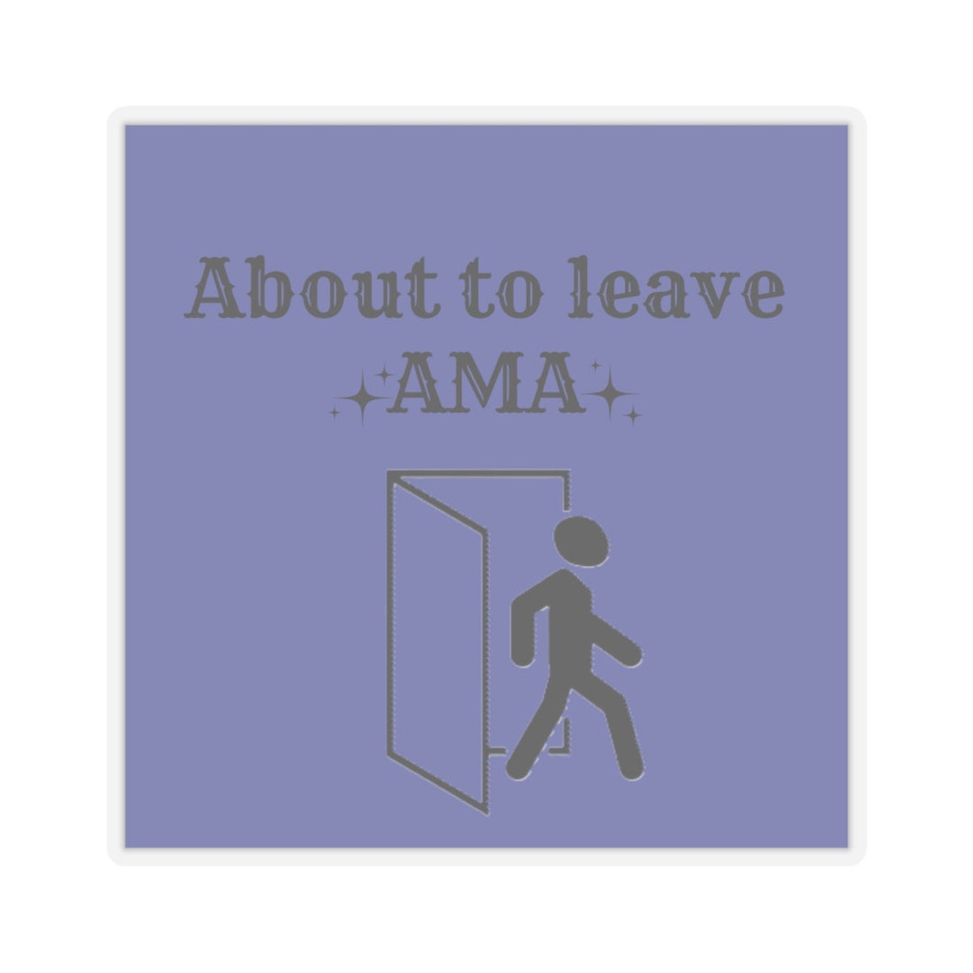 Kiss-cut Stickers, AMA - Etsy