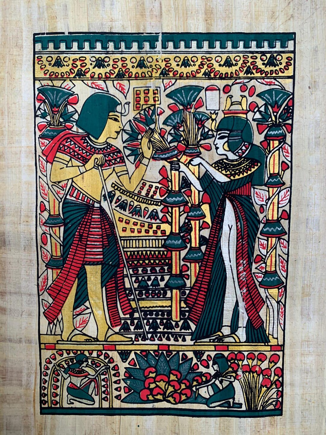 Egyptian Papyrus Paper Sheets - Ancient Handmade Blank Craft Paper - 10 ...
